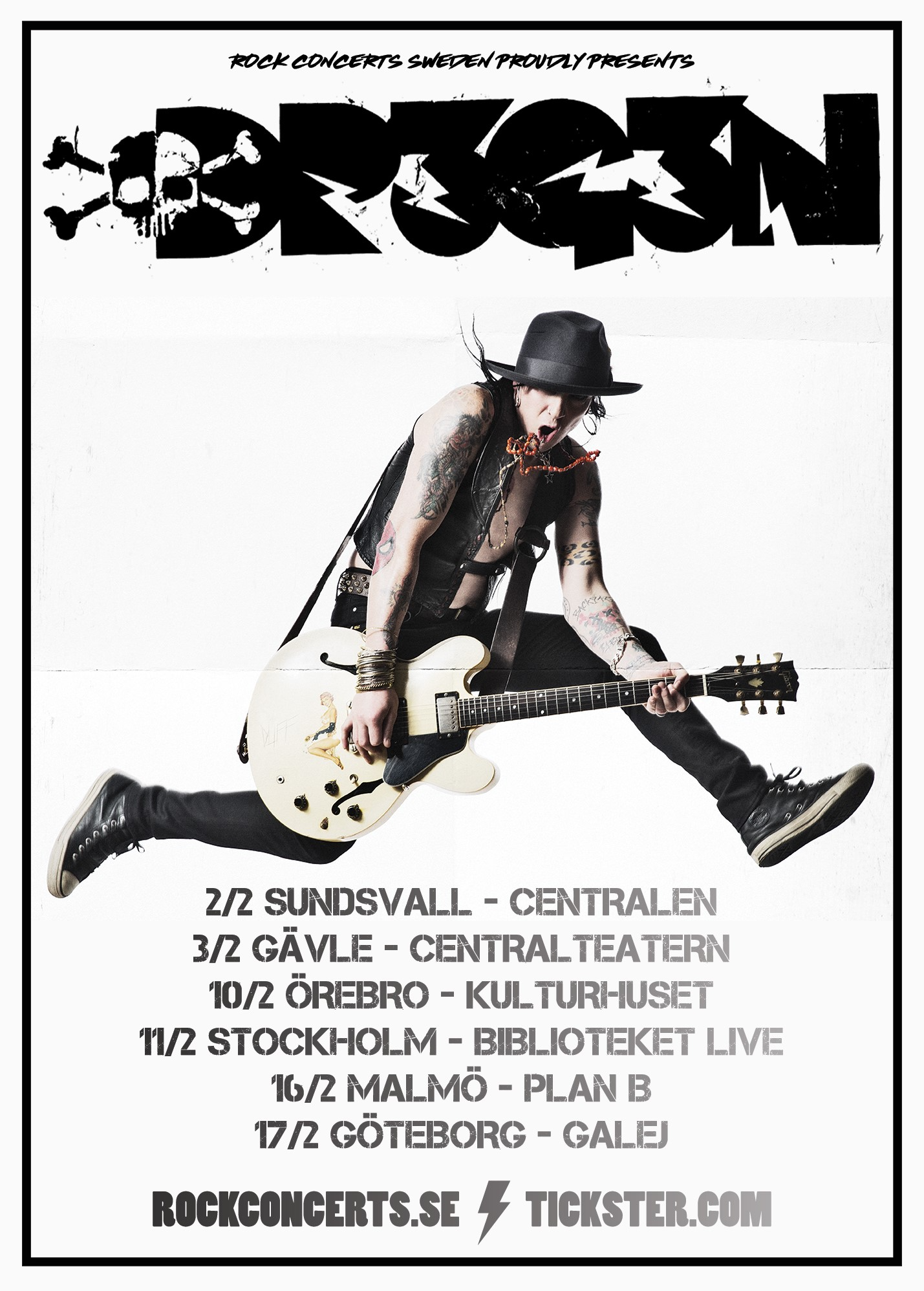 Dregen åker på turné i Sverige - ROCKBLADET.SE