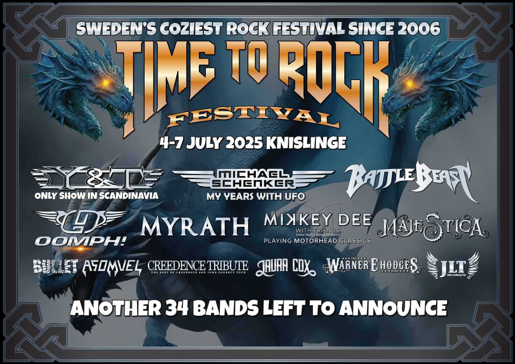 Time To Rock Festival presenterar 13 första akterna till 2025-års ...