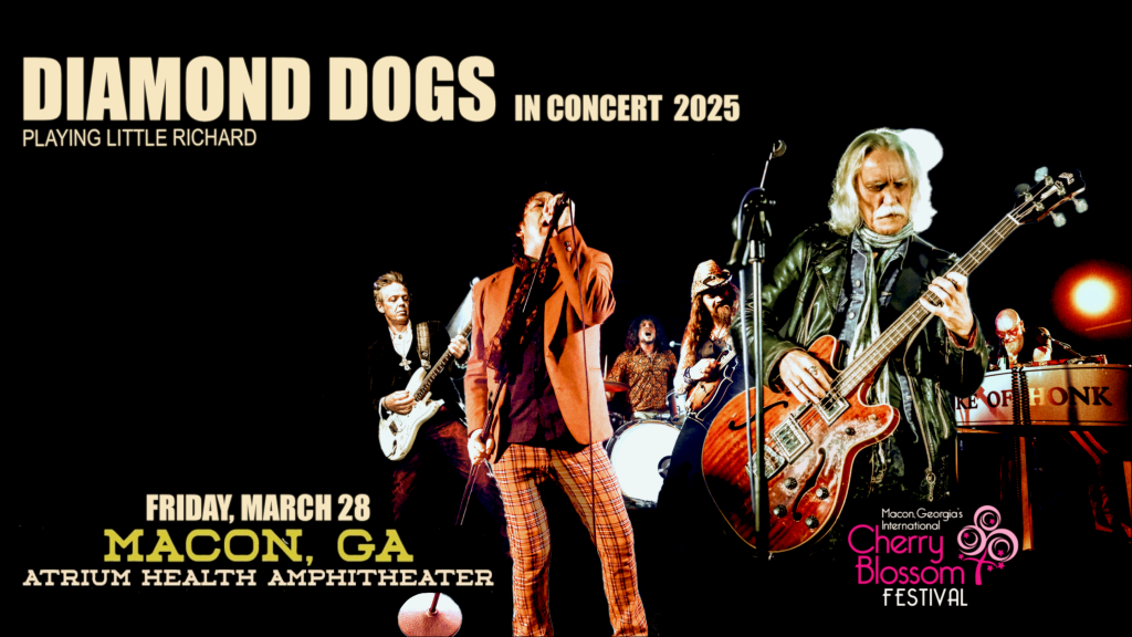 Diamond Dogs hyllar Little Richard i hans hemstad Macon Georgia ...